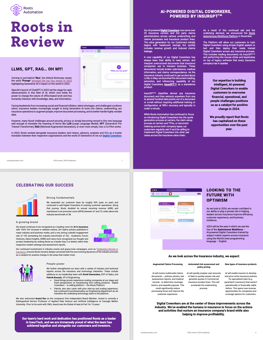 Reflecting on 2023 and Looking Ahead to 2024