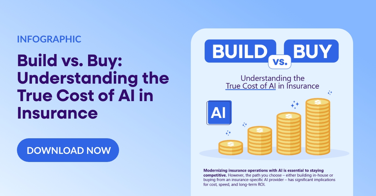 Infographic | Build vs. Buy: Understanding the True Cost of AI in Insurance