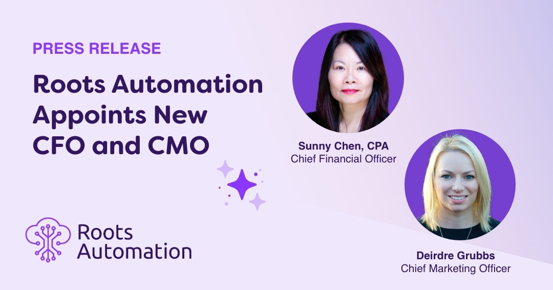 Roots Automation Appoints New CFO and CMO