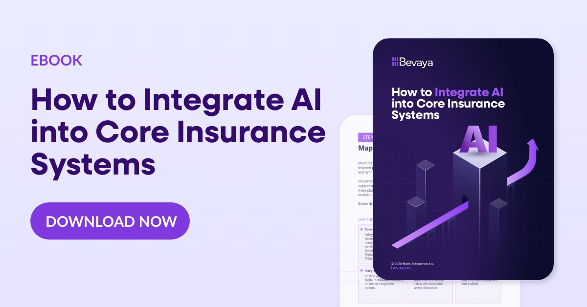 eBook | How to Integrate AI into Core Insurance Systems